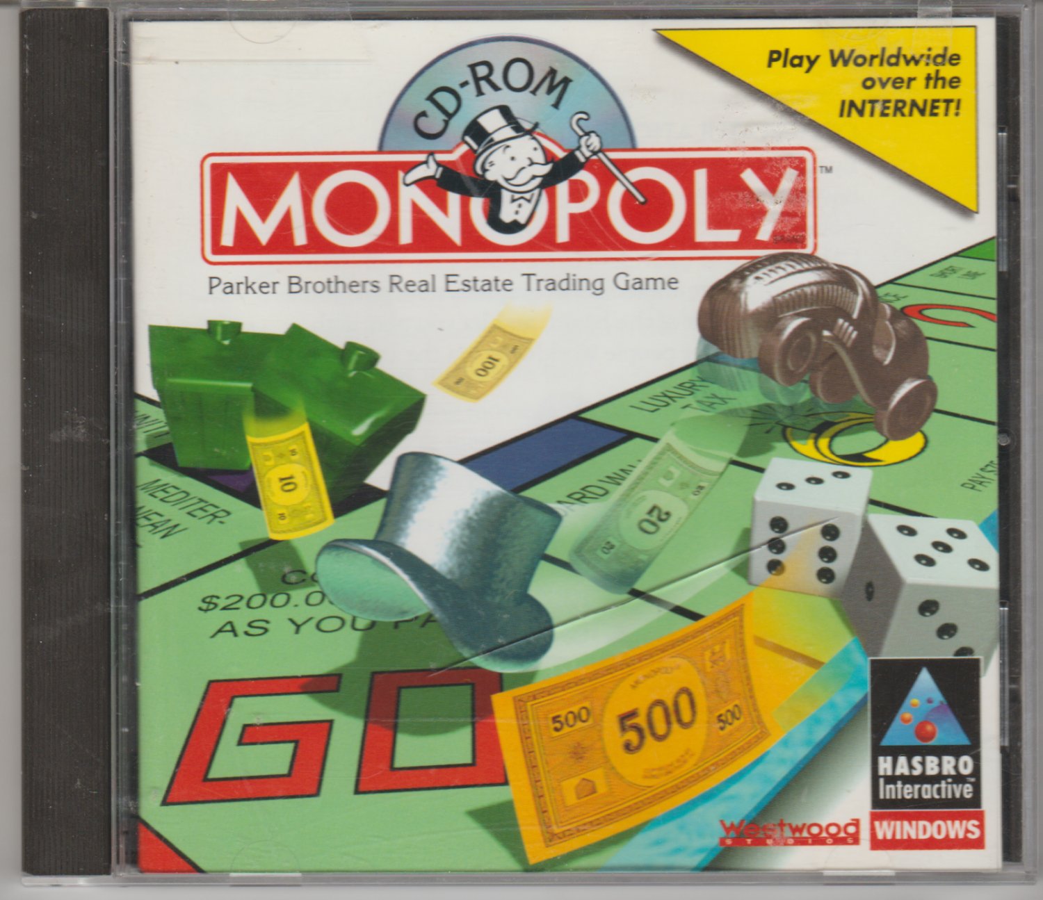 Monopoly- Jewel Case (PC, 1996) Win98, Win2000 & WinXP