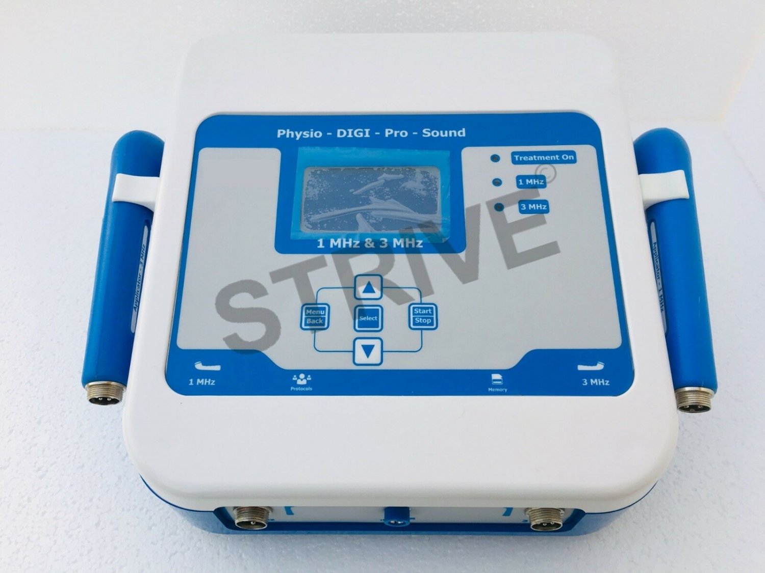 Ultrasound Therapy Machine 1 & 3 Mhz LCD Cont.& Pulse Mode Deep Heat ...