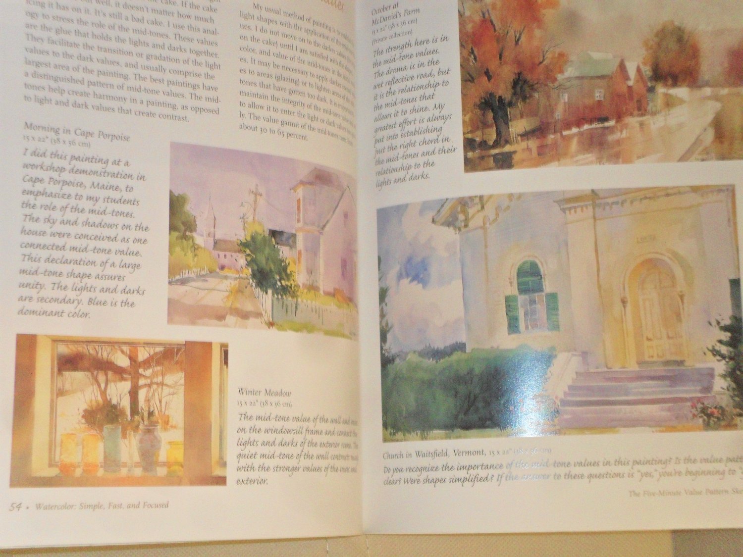 Watercolor Simple, Fast and Focused by Mel Stabin Brand New