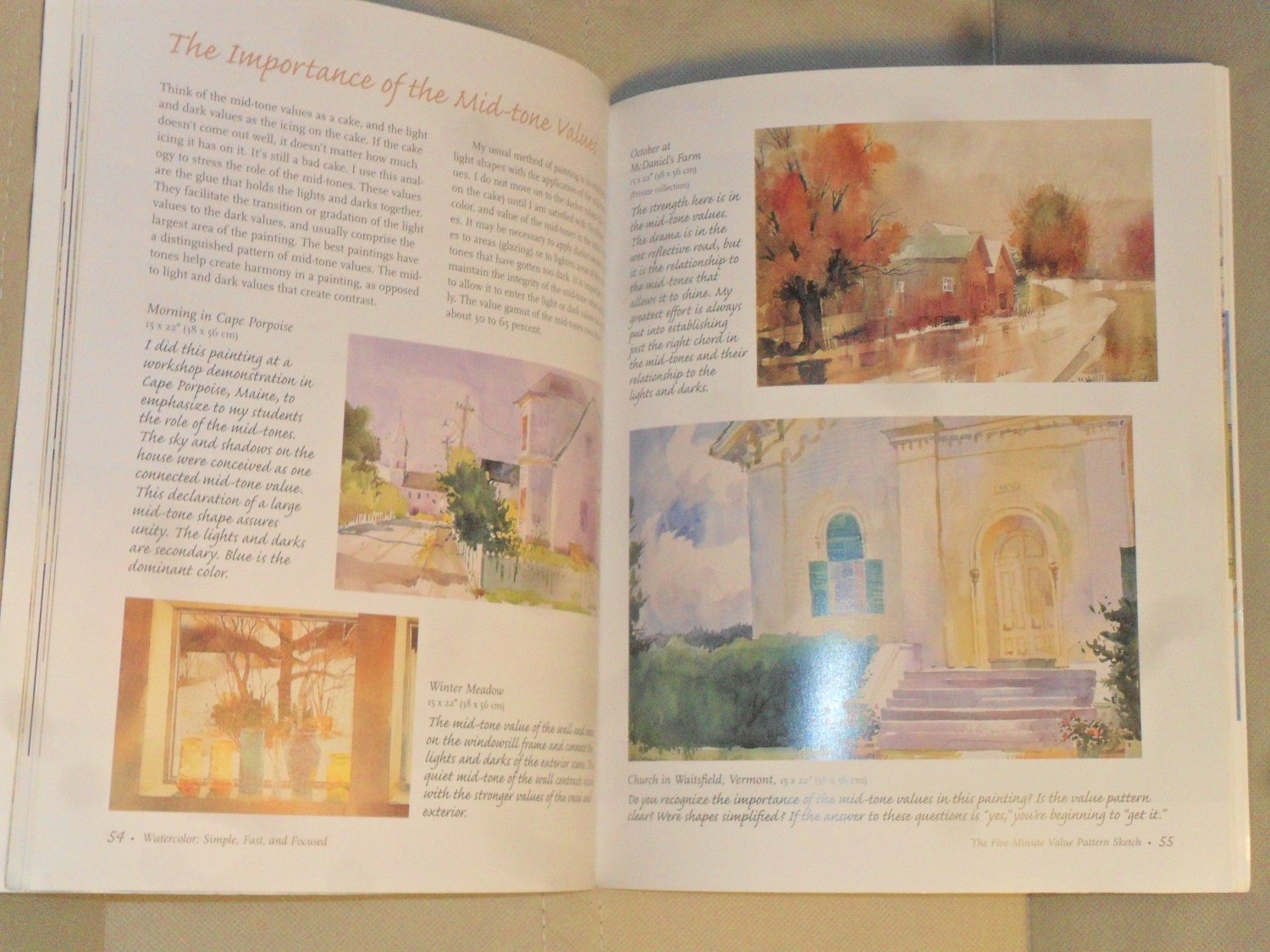 Watercolor Simple, Fast and Focused by Mel Stabin Brand New