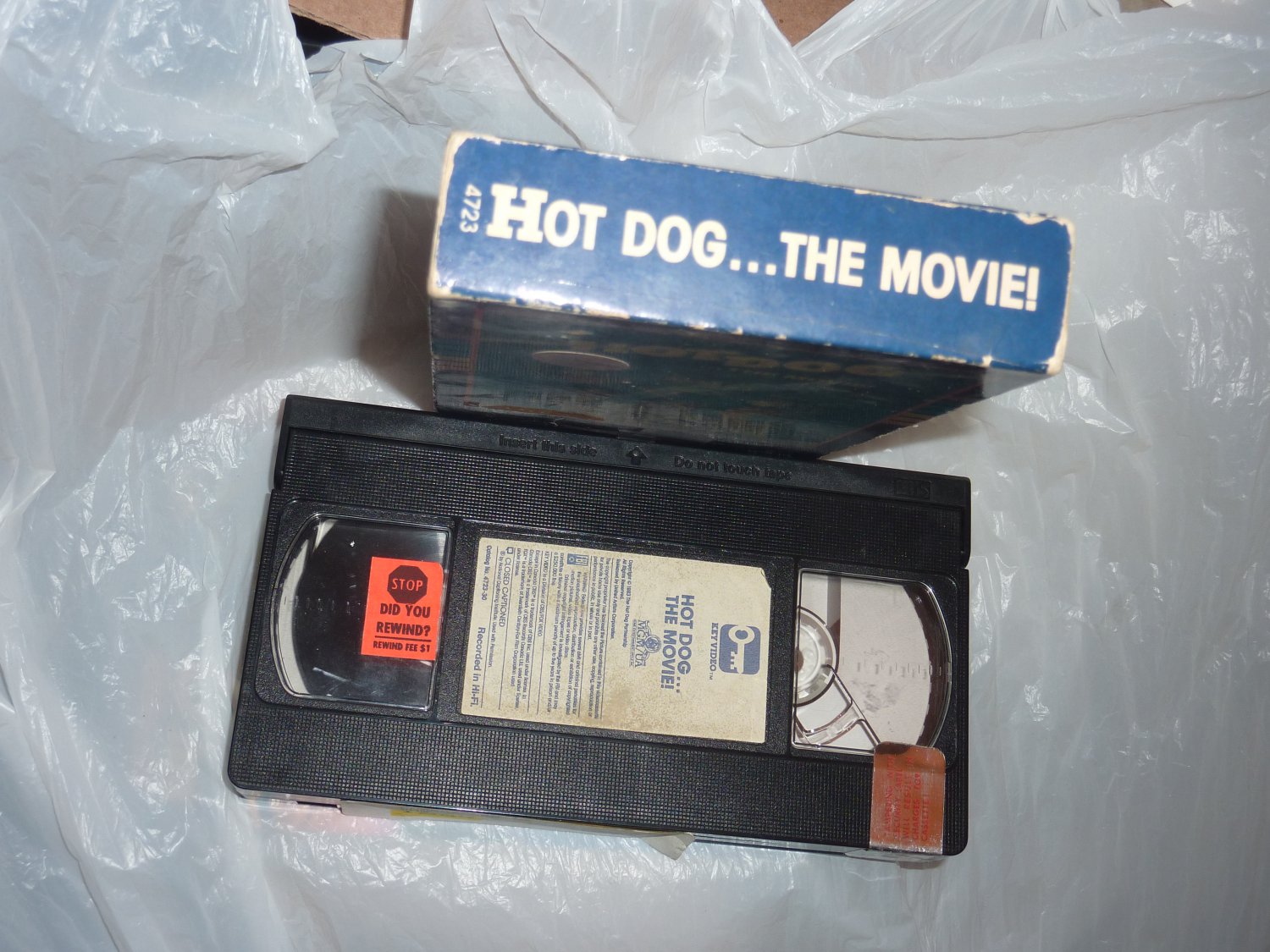 Hot Dog The Movie VHS Ski Action Comedy Shannon Tweed
