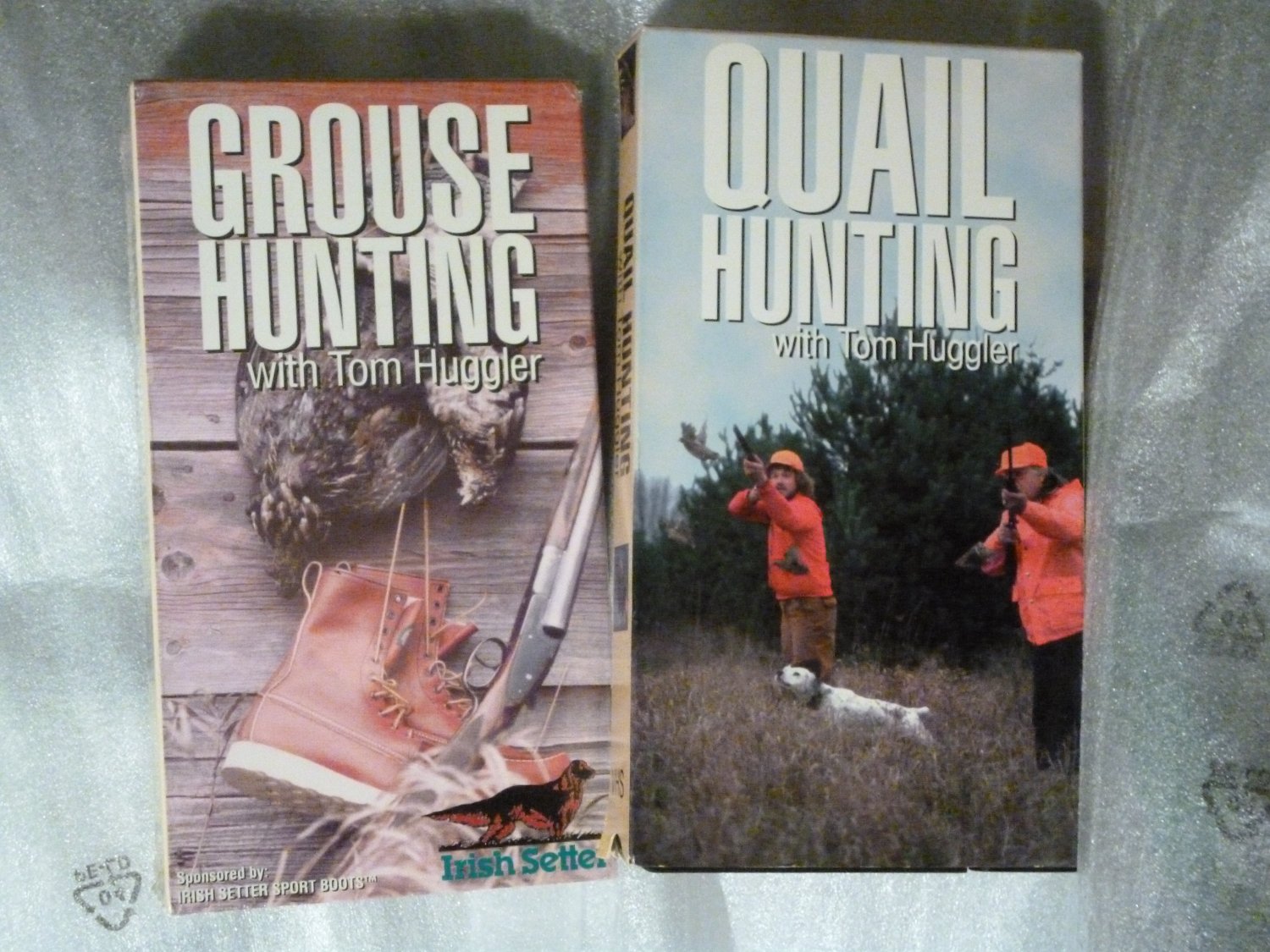 Grouse and Quail Hunting VHS with Tom Huggler Two VHS Tapes