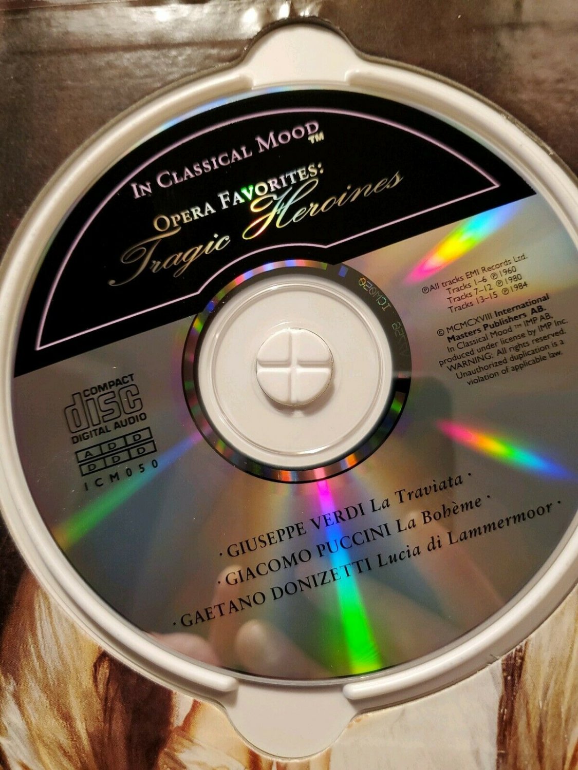 In Classical Mood Opera Favorites : Tragic Heroines CD