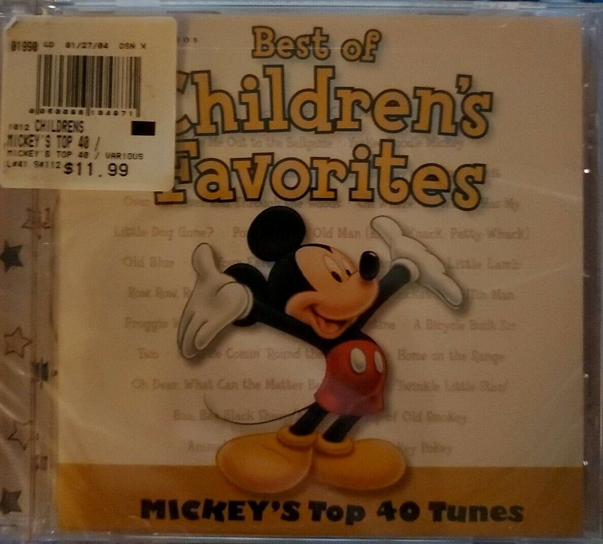Mickey's Top 40 by Disney (CD, Jan-2004, Walt Disney)
