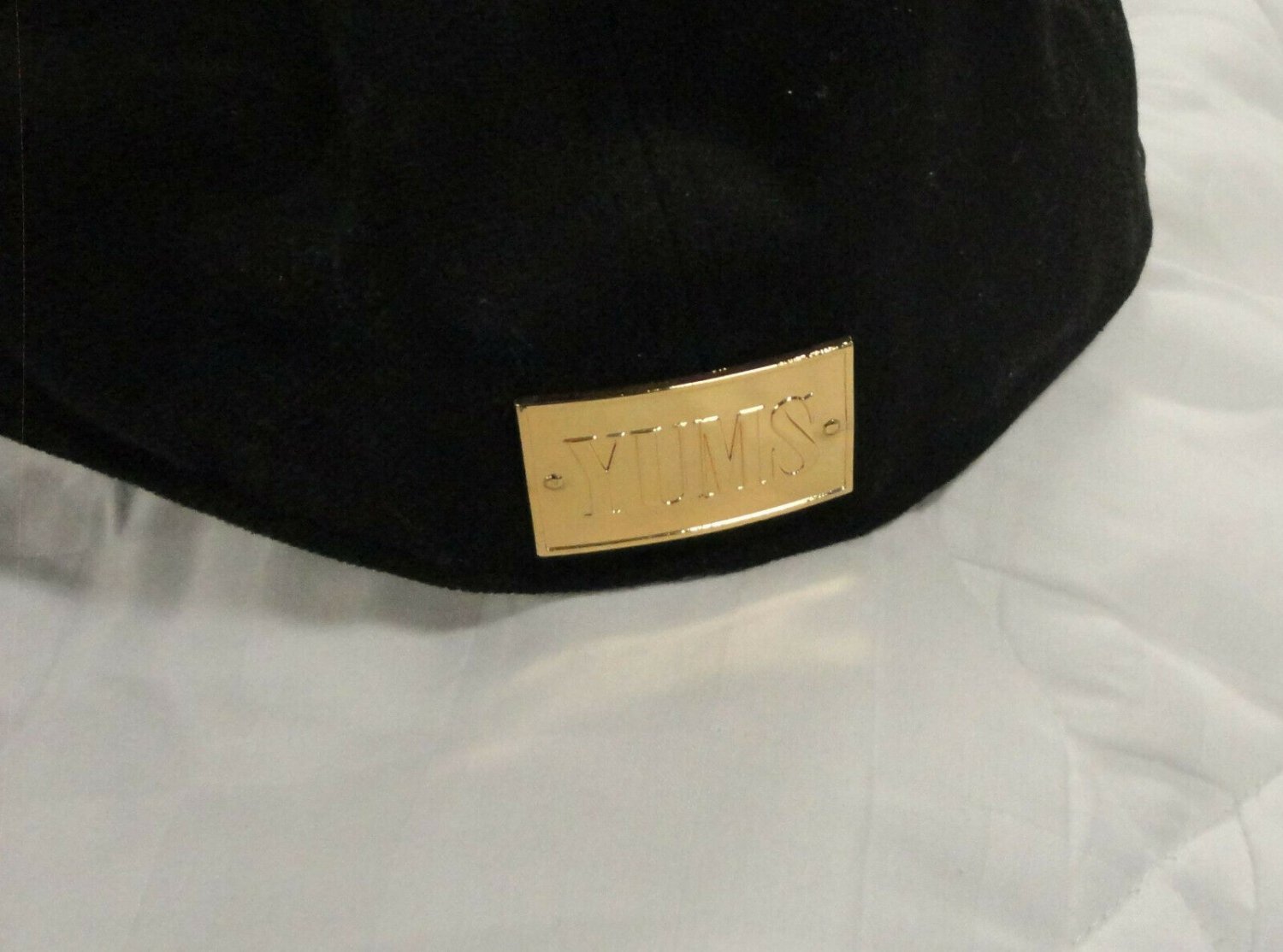 Authentic YUMS Metal Face + Leather Snapback New Era 59Fifty Sz 7-1/2