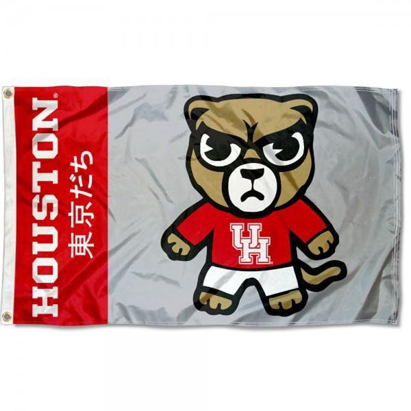 Houston Cougars Hand Flags Banners 3x5 ft