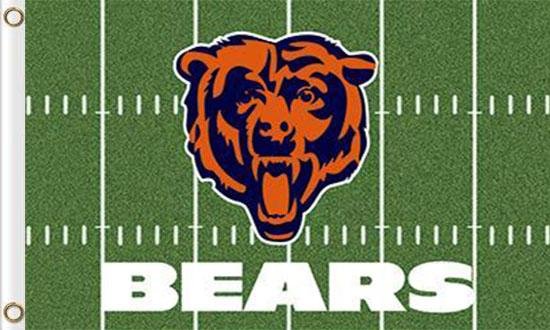 Chicago Bears Banners Green Flags 3x5 ft