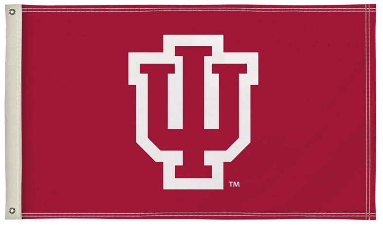 Indiana Hoosiers Alumni Logo Flags Banners 3x5 ft