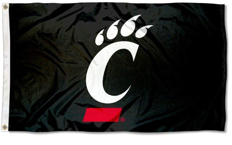 Cincinnati Bearcats Hand Flag 3x5 ft