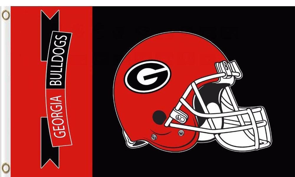Georgia Bulldogs Hand Flags Banners 3x5 ft