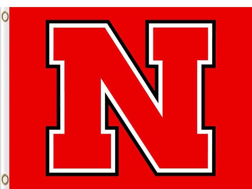 Nebraska Cornhuskers Logo Hand Flag 3x5 ft