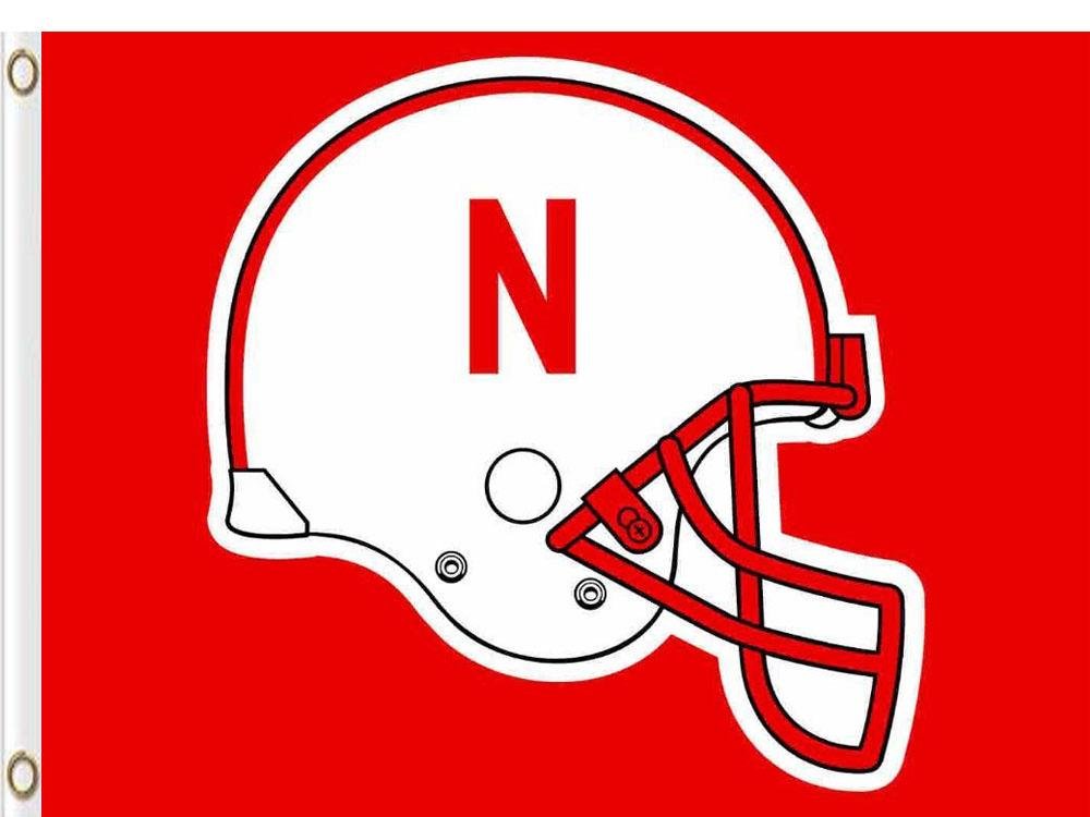 Nebraska Cornhuskers Logo Hand Flag 3x5 ft