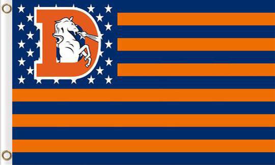 Denver Broncos Logo Banners Flags 3x5 ft