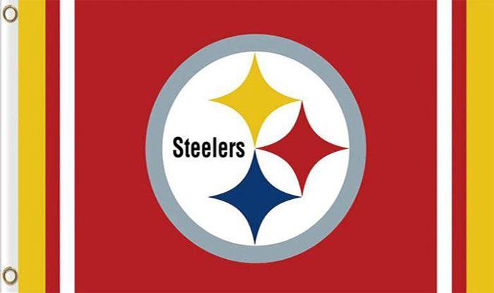 Pittsburgh Steelers Logo Stripe Flag 3x5 ft