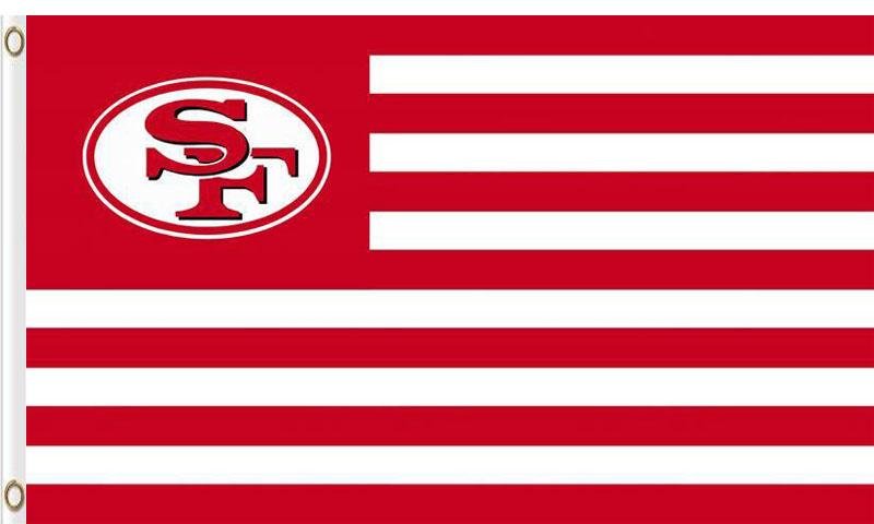 San Francisco 49ers Logo Sports Flags 3x5 ft