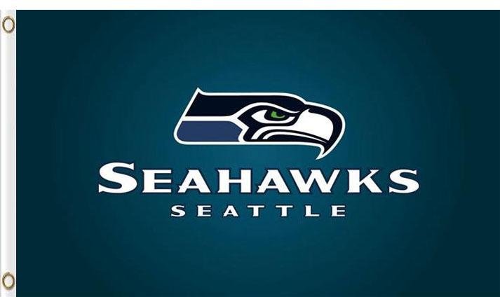 Seattle Seahawks Club Logo Sports Flags 3x5 ft