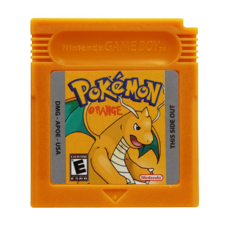Pokemon Orange Gameboy Color GBC Cartridge Card US Version