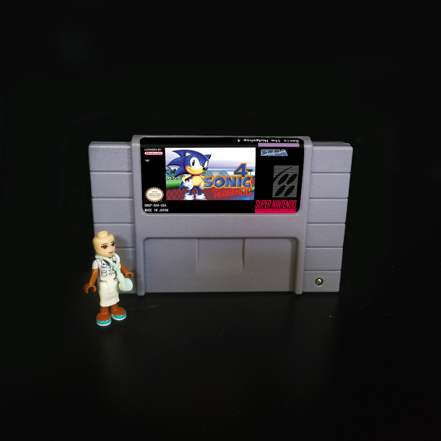 Sonic the Hedgehog 4 Super Nintendo SNES NTSC 16bit Cartridge Card US