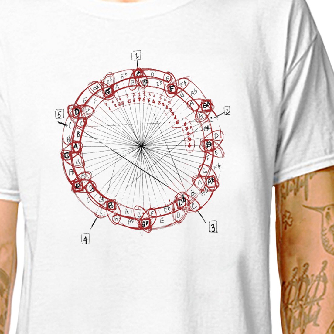 T-Shirt: JOHN COLTRANE - CIRCLE OF FIFTHS / (tshirt tee top) music ...
