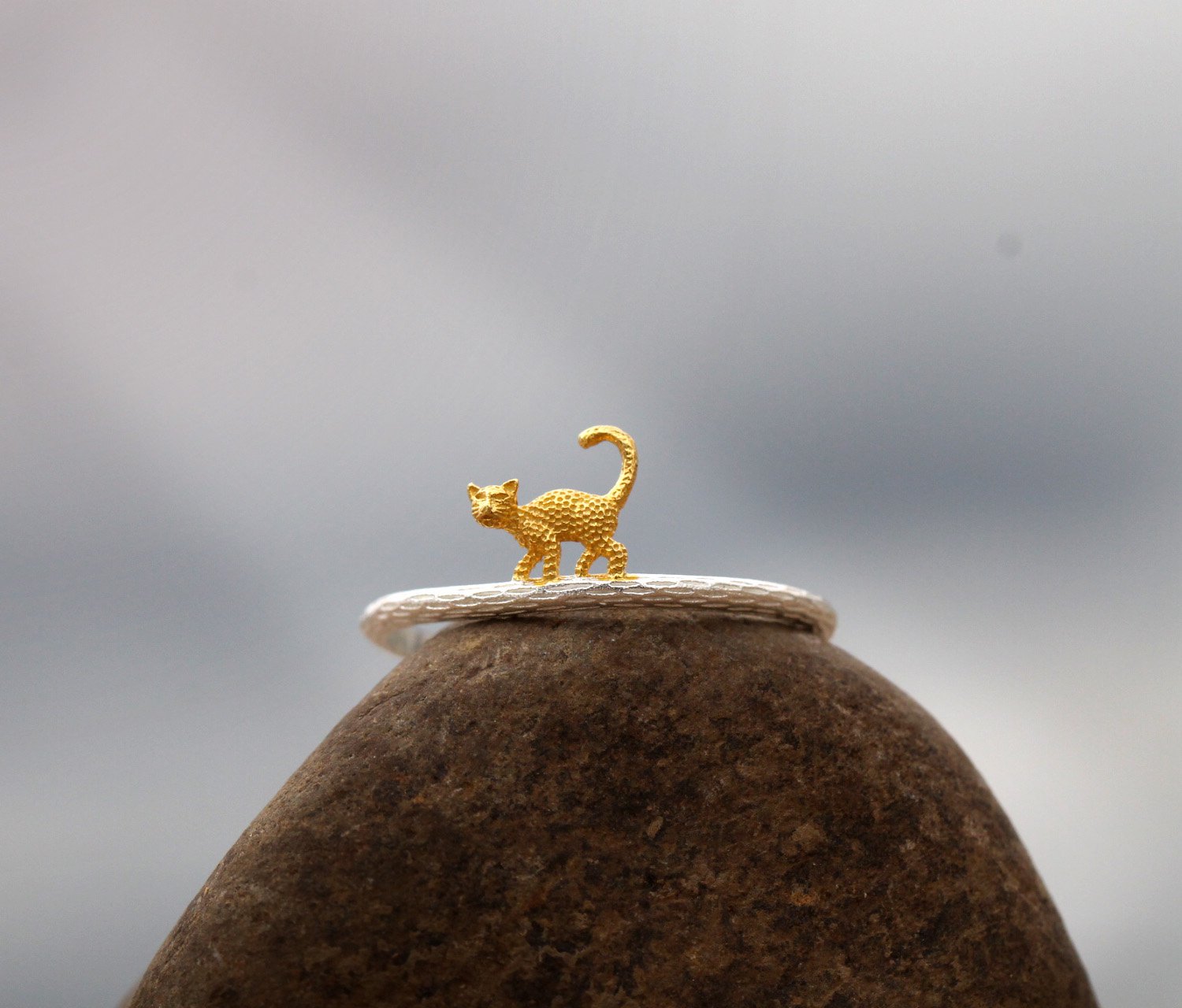 925 Sterling Silver Cheetah Animal Ring Minimalist Sterling Silver ...