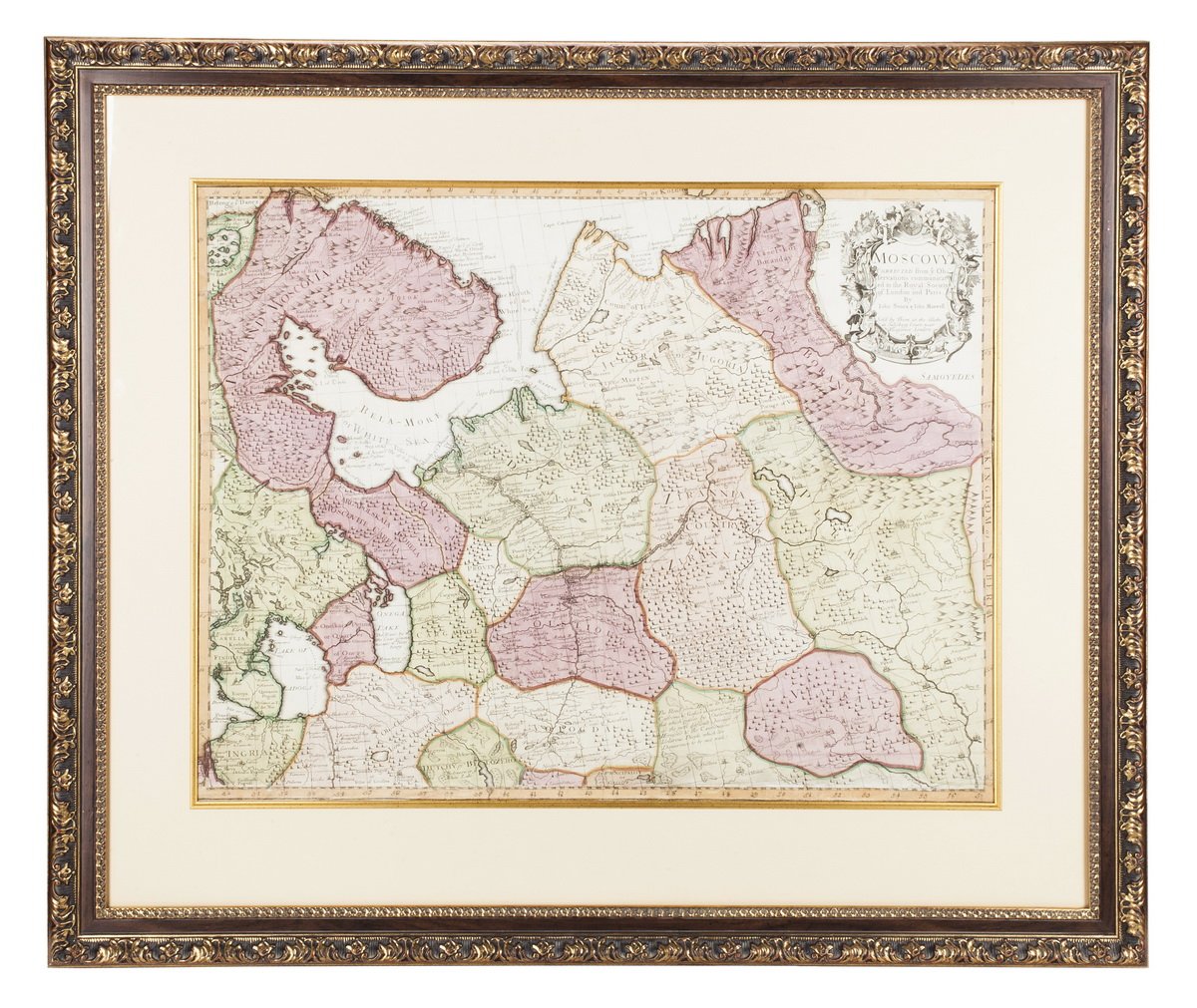 John Senex. Maxwell. Map of Russia. The Northern Part. London Paris. 1712.