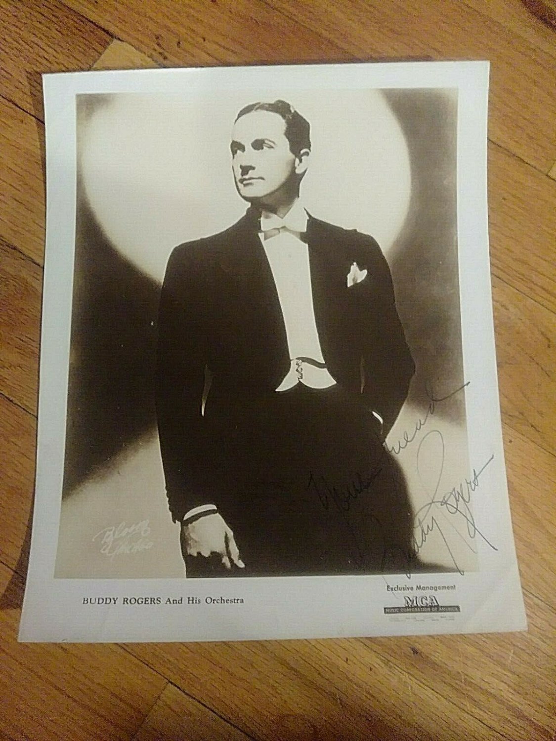 CHARLES Edward “BUDDY” ROGERS, Wings/My Best Girl signed Autograph ...