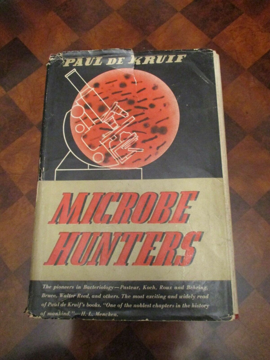 Microbe Hunters Paul De Kruif 1926 1st Edit SIGNED by NOBEL PRIZE ...