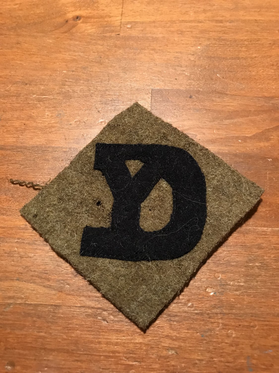WWI US Army 26th Division Patch Wool "YD"