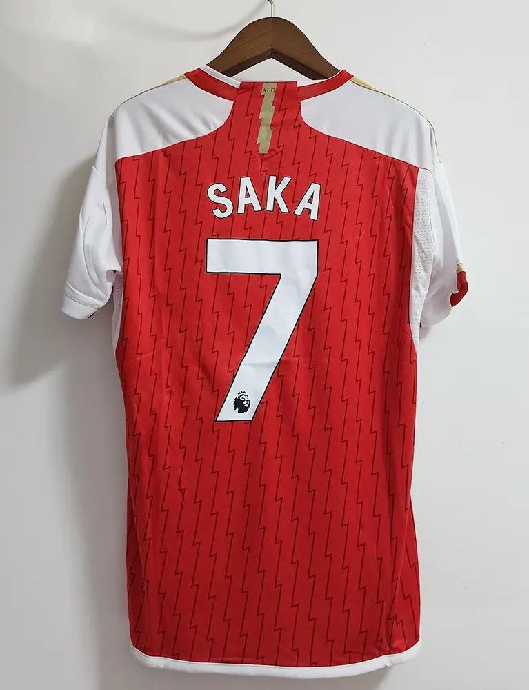 Arsenal 23 24 SAKA Home New Soccer Jersey