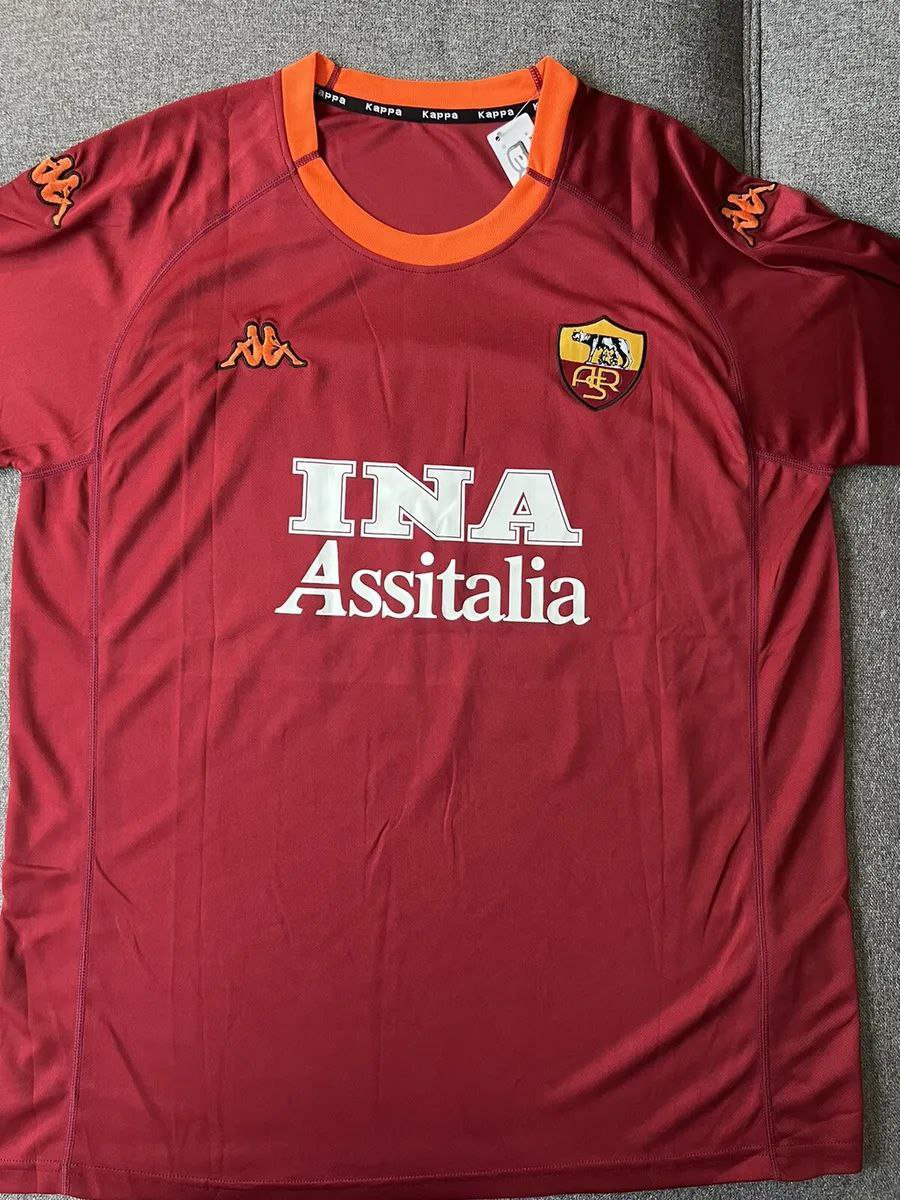 ROMA 98 99 TOTTI 10 Retro Jersey Home Soccer Retro Jersey Roma Retro_1