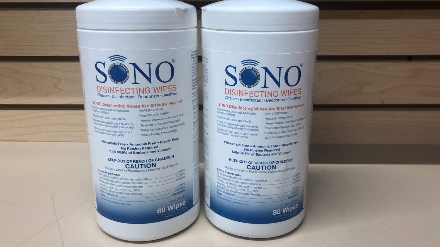 sono healthcare disinfectant wipes pack of 2 ( total 160 wipes)