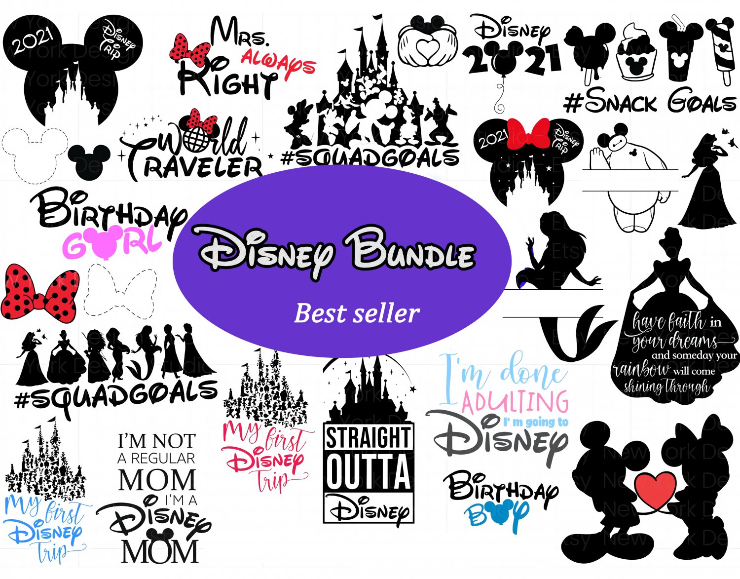 Disney bundle SVG