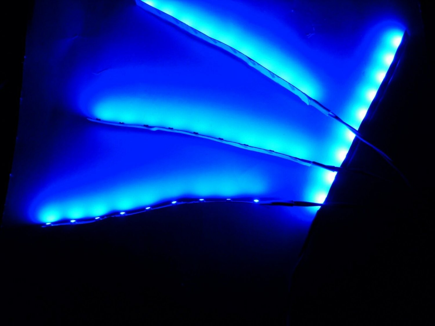 Superbright RC Blue Underbody Underglow LED Strip Lights FPV Quadcopter 6"