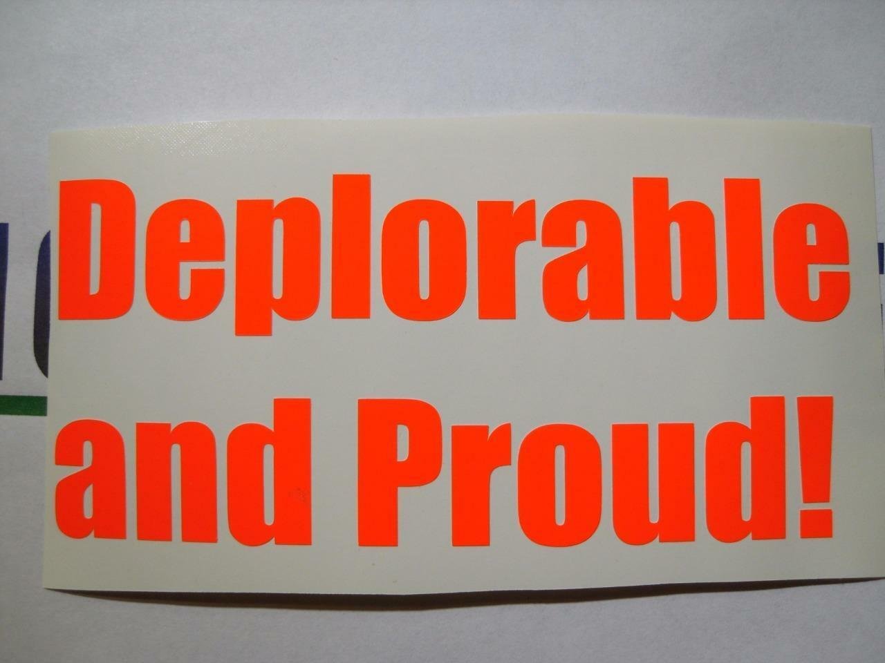 4x Deplorable Vinyl window Decal Sticker Wall Bumper Window Funny ...