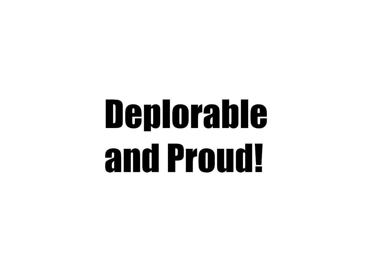 4x Deplorable Vinyl window Decal Sticker Wall Bumper Window Funny ...