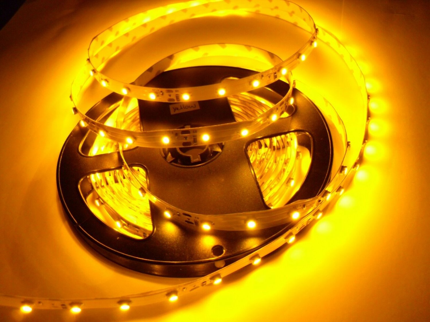 NON Waterproof Yellow 3528 LED Light Strips 1' 2' 3' 4' 6' 8 ...