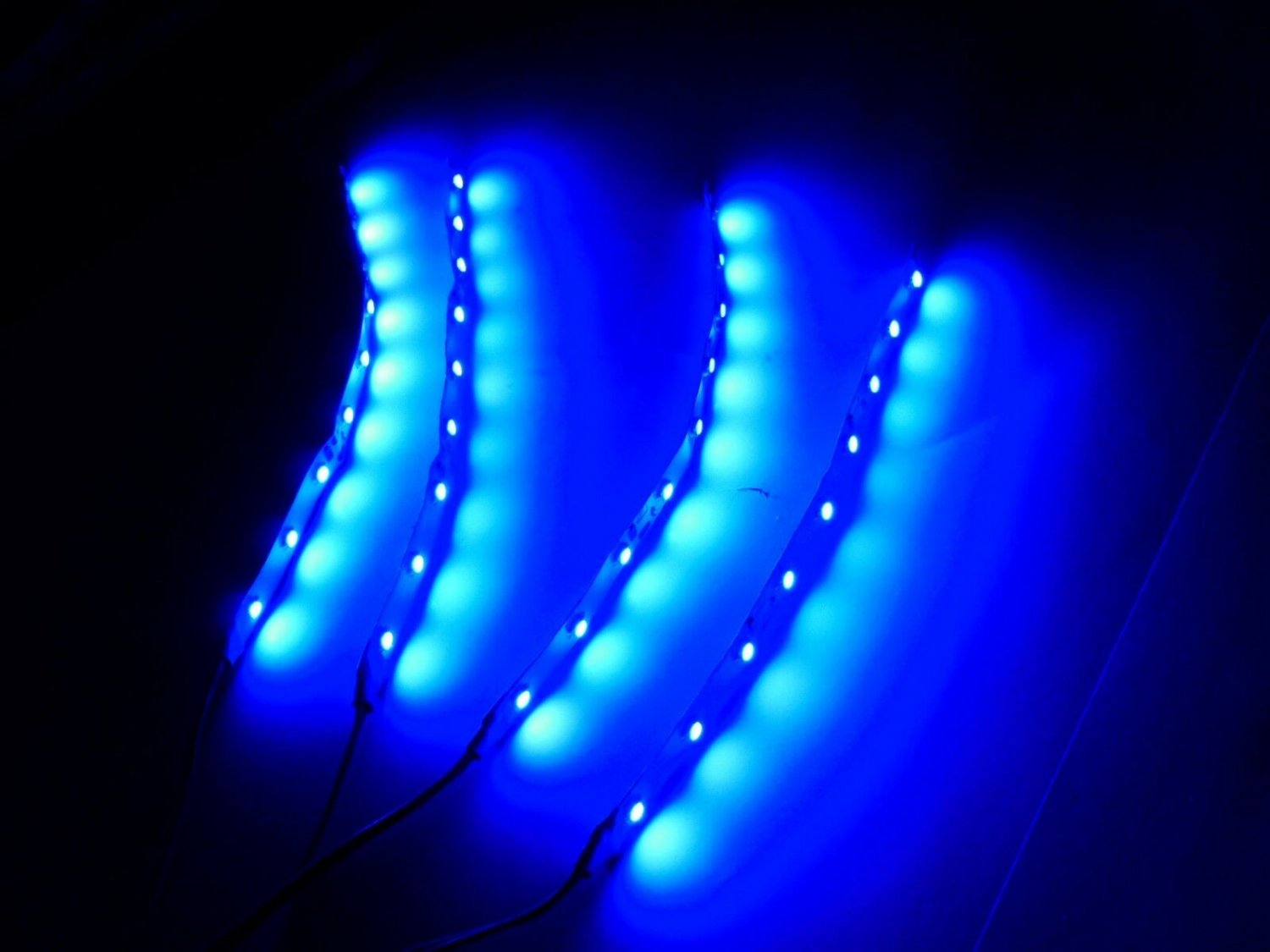 6" RC Blue Underbody Underglow LED Strip Lights Superbright FPV ...