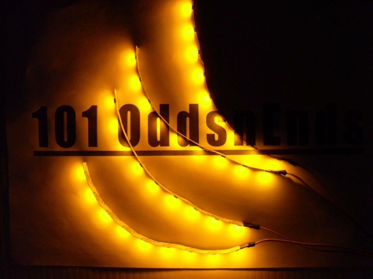 RC Yellow Underglow LED Strip Lights Superbright FPV Quadcopter 6 ...