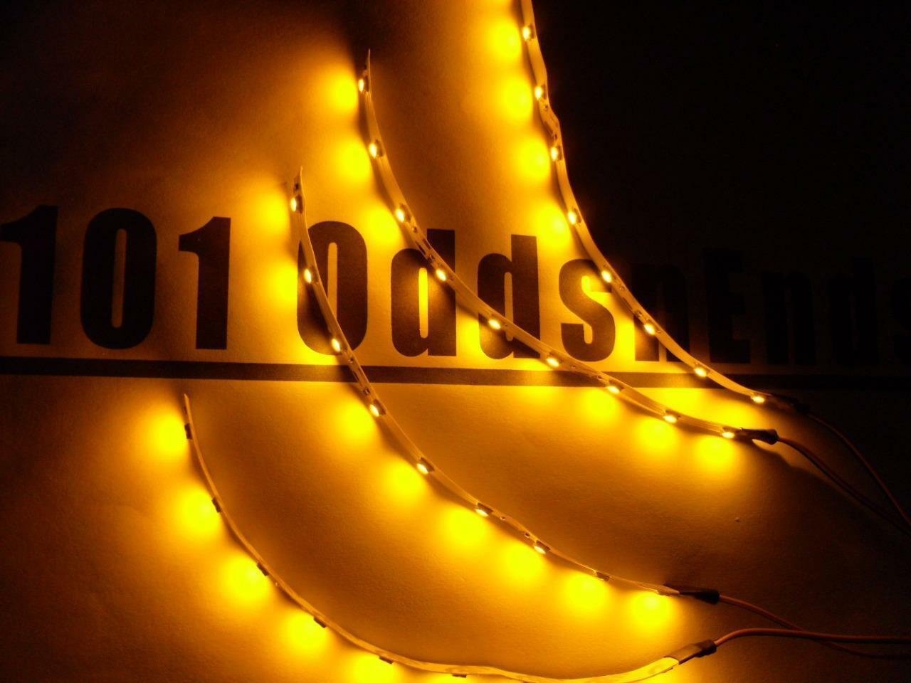 RC Yellow Underglow LED Strip Lights Superbright FPV Quadcopter 6 ...