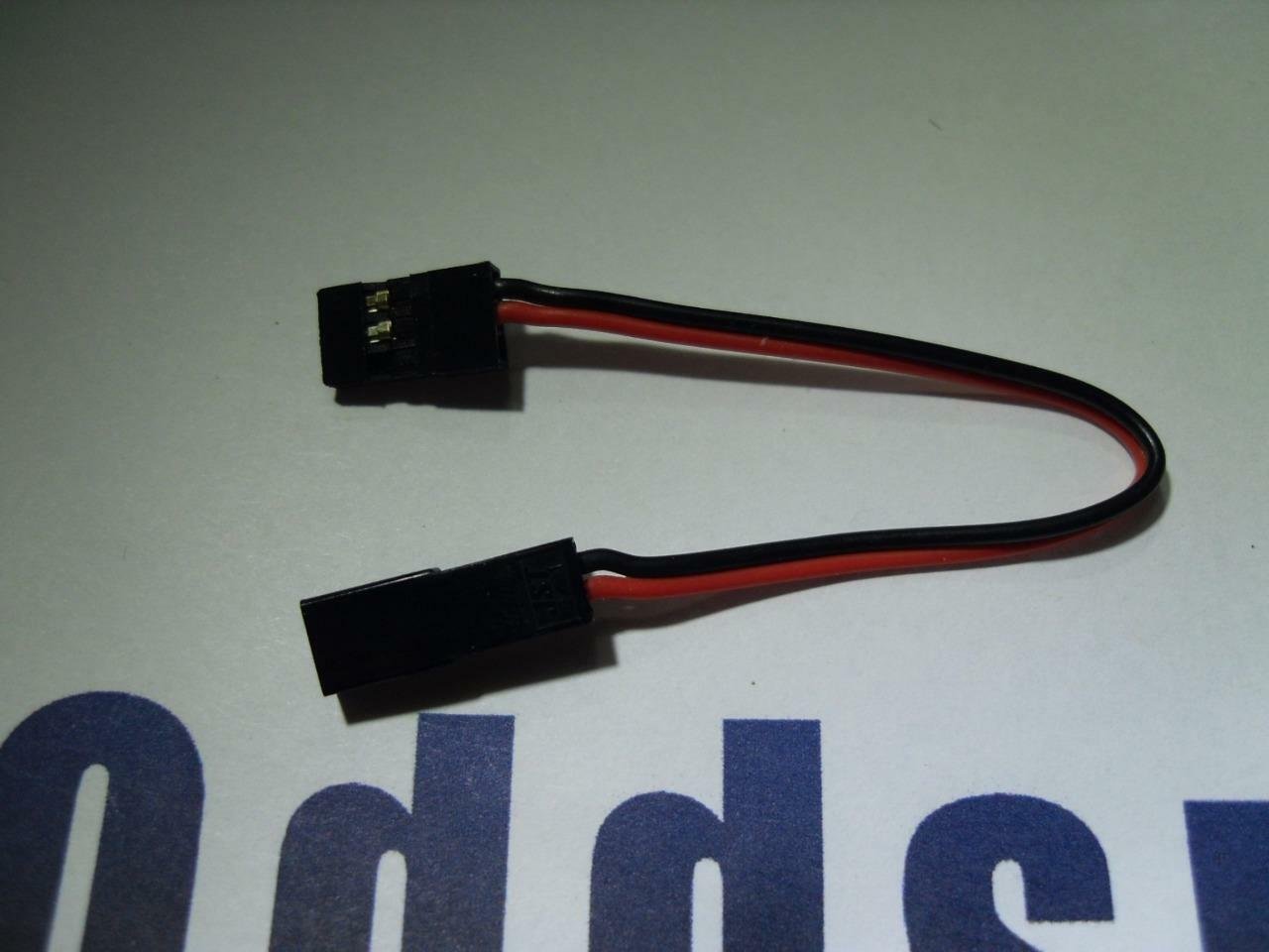 JST Female to Futaba/JR Male Servo Connector Adapter 125mm RC Plane ...