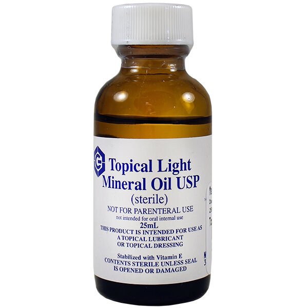 Geritrex Topical Light Mineral Oil USP 25 ml x 25 case
