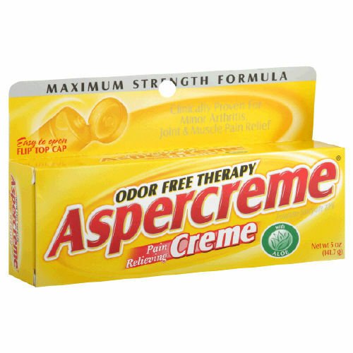 Aspercreme Maximum Strength Pain Relieve Cream Aloe 5 oz 20 PACK