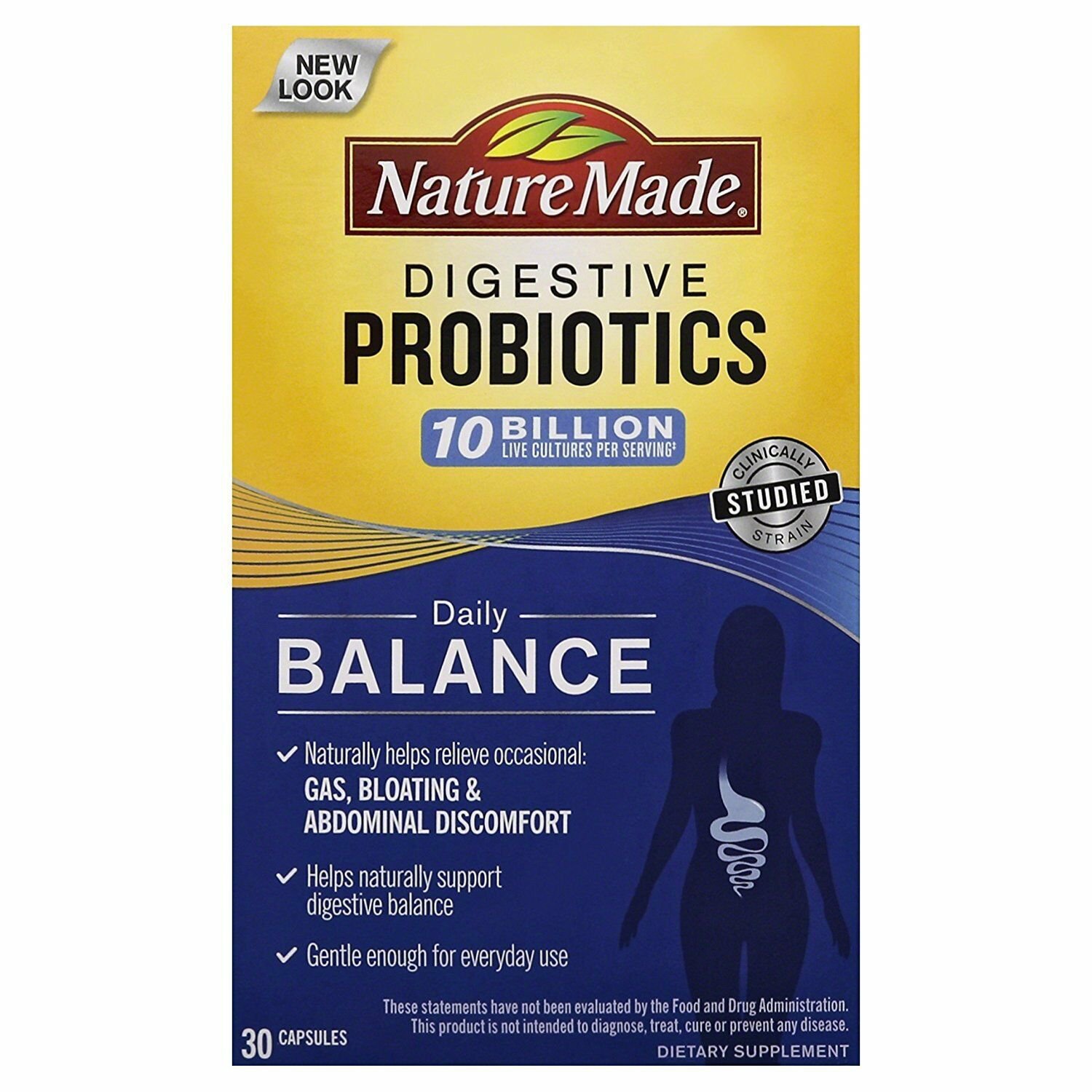 Nature Made Daily Balance Digestive Probiotic 30 Count