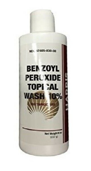 Harris Benzoyl Peroxide Topical Wash 10% 5 Fl Oz For the Treatment of Acne