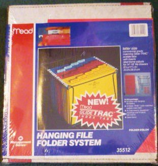 Mead Hanging File Folder System Files, Frame, Tabs Letter Size Brand New