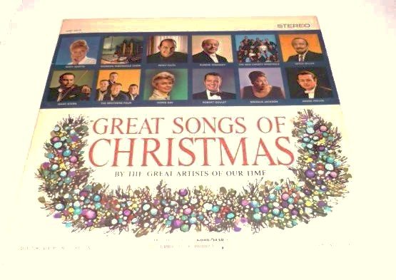 Great Songs of Christmas lp Record 4 Various Artists 1960 csp 155 s