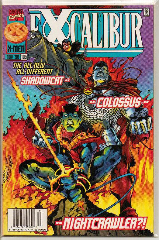 X-Men Excalibur Comic Book 103 Issue Marvel NM - Nov 1996