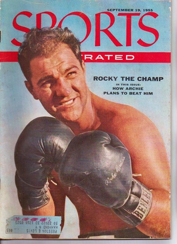 Sports Illustrated Magazine September 19 1955 Rocky Marciano Champ ...