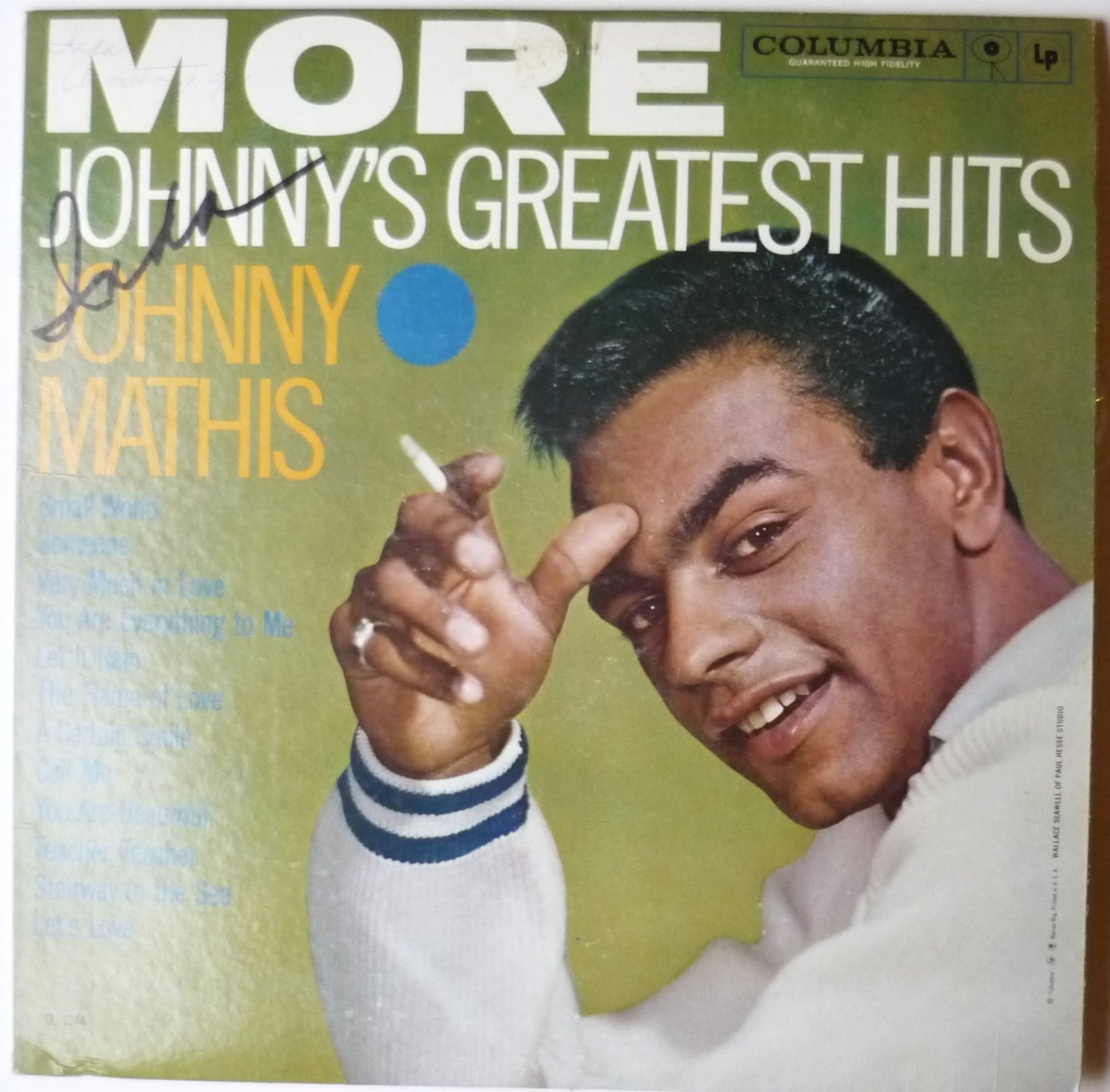 More Johnnys Greatest Hits lp cl1344 by Johnny Mathis