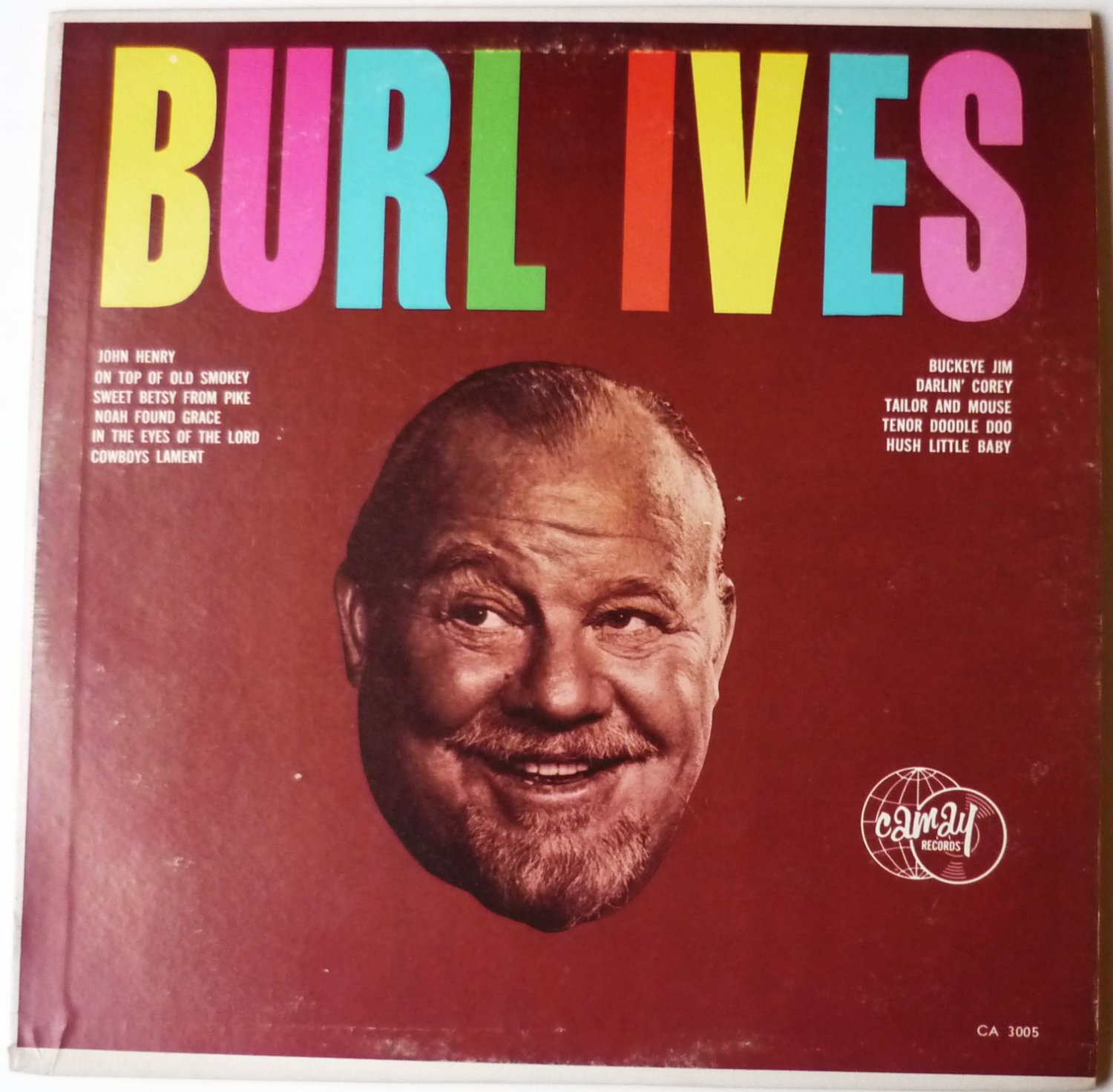 Burl Ives lp ca3005